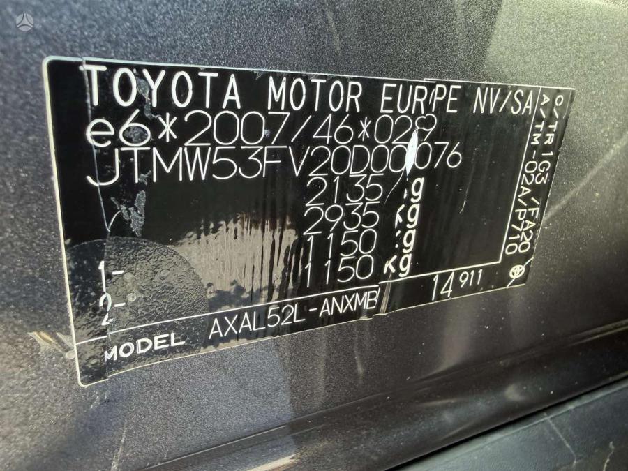 Pelēks Toyota RAV4 2020 Telšiai, ar dzinēja tilpumu 2.49 L un nobraukumu 61 tūkst. km par 25700 €, foto 33 vietnē AUTOMOTO.COM.LV