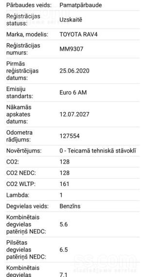 Pelēks Toyota RAV4 2020 Rīga, ar dzinēja tilpumu 2.00 L un nobraukumu 144 tūkst. km par 19500 €, foto 26 vietnē AUTOMOTO.COM.LV