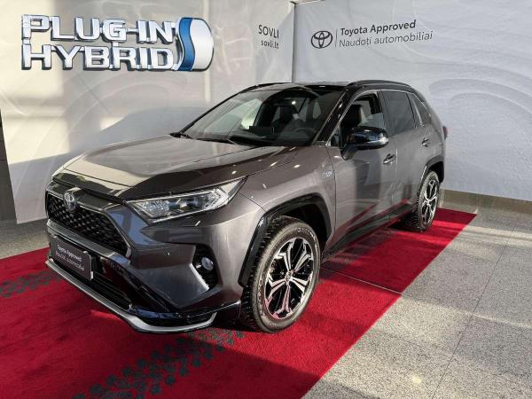 Pelēks Toyota RAV4 2021 Šauļi, ar dzinēja tilpumu 2.49 L un nobraukumu 80 tūkst. km par 35900 €, foto 1 vietnē AUTOMOTO.COM.LV