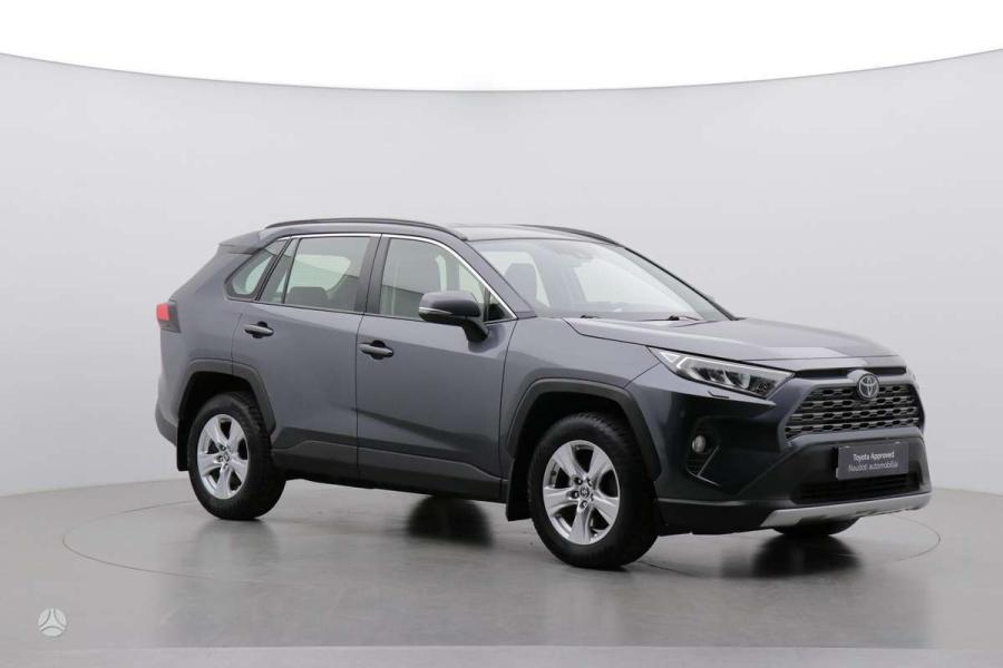 Pelēks Toyota RAV4 2021 Viļņa, ar dzinēja tilpumu 1.99 L un nobraukumu 84 tūkst. km par 23900 €, foto 19 vietnē AUTOMOTO.COM.LV