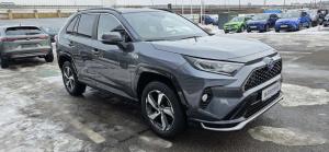 Grey Toyota RAV4 2021 in Vilnius, with an engine capacity of 2.49 L and mileage of 90 thousand km for 32480 €, photo 3 on AUTOMOTO.COM.LV