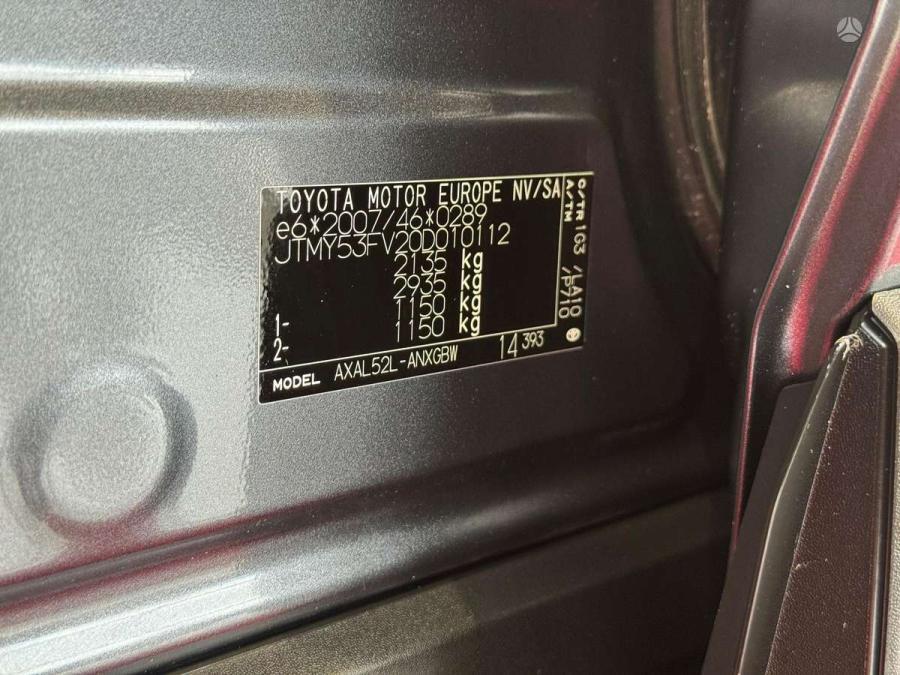 Серый Тойота РАВ 4 2021 в Шяуляй, объемом двигателя 2.49 л и пробегом 94 тыс. км за 32900 €, фото 30 на AUTOMOTO.COM.LV