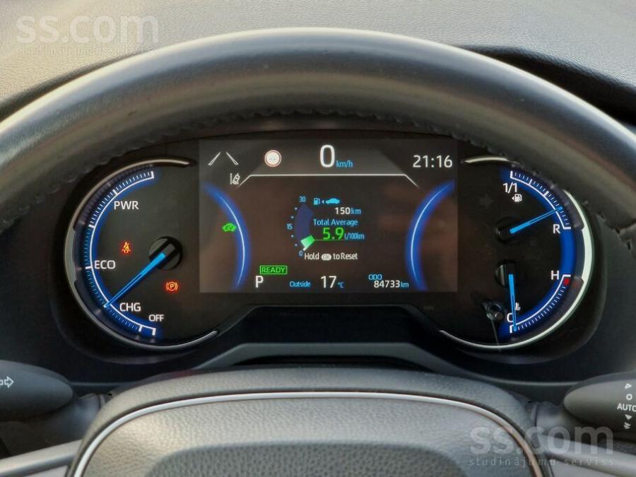 Grey Toyota RAV4 2021 in Riga, with an engine capacity of 2.50 L and mileage of 85 thousand km for 27200 €, photo 10 on AUTOMOTO.COM.LV
