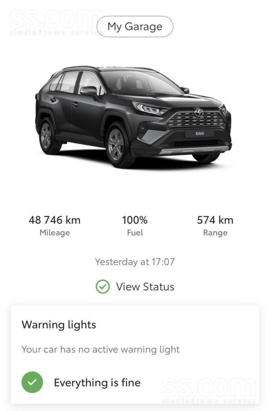 Pelēks Toyota RAV4 2021 Rīga, ar dzinēja tilpumu 2.00 L un nobraukumu 49 tūkst. km par 25700 €, foto 7 vietnē AUTOMOTO.COM.LV