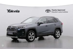 Pelēks Toyota RAV4 2021 Viļņa, ar dzinēja tilpumu 2.49 L un nobraukumu 114 tūkst. km par 30900 €, foto  vietnē AUTOMOTO.COM.LV