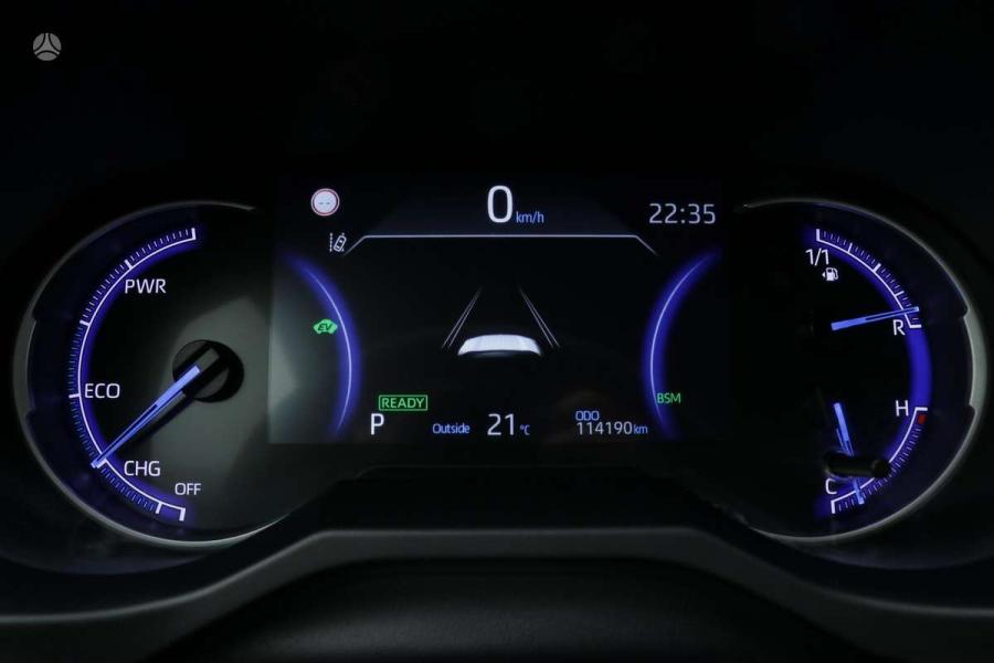 Pelēks Toyota RAV4 2021 Viļņa, ar dzinēja tilpumu 2.49 L un nobraukumu 114 tūkst. km par 30900 €, foto 15 vietnē AUTOMOTO.COM.LV