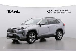 Grey Toyota RAV4 2021 in Vilnius, with an engine capacity of 1.99 L and mileage of 108 thousand km for 26900 €, photo  on AUTOMOTO.COM.LV