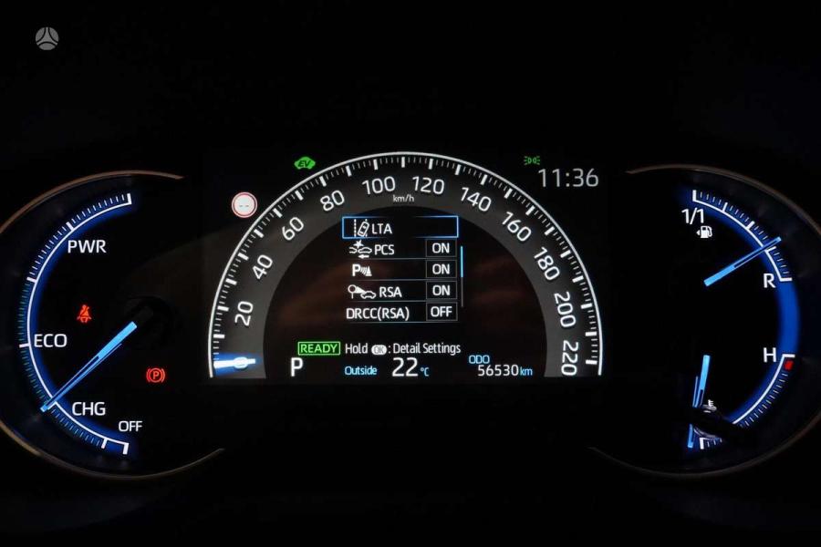 Pelēks Toyota RAV4 2021 Viļņa, ar dzinēja tilpumu 2.49 L un nobraukumu 57 tūkst. km par 29900 €, foto 25 vietnē AUTOMOTO.COM.LV