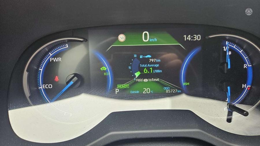 Pelēks Toyota RAV4 2021 Viļņa, ar dzinēja tilpumu 2.49 L un nobraukumu 86 tūkst. km par 32500 €, foto 24 vietnē AUTOMOTO.COM.LV