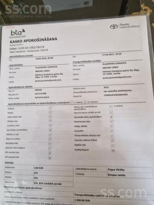 Pelēks Toyota RAV4 2021 Rīga, ar dzinēja tilpumu 2.50 L un nobraukumu 44 tūkst. km par 31500 €, foto 14 vietnē AUTOMOTO.COM.LV