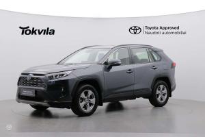 Pelēks Toyota RAV4 2022 Viļņa, ar dzinēja tilpumu 2.49 L un nobraukumu 51 tūkst. km par 34900 €, foto  vietnē AUTOMOTO.COM.LV