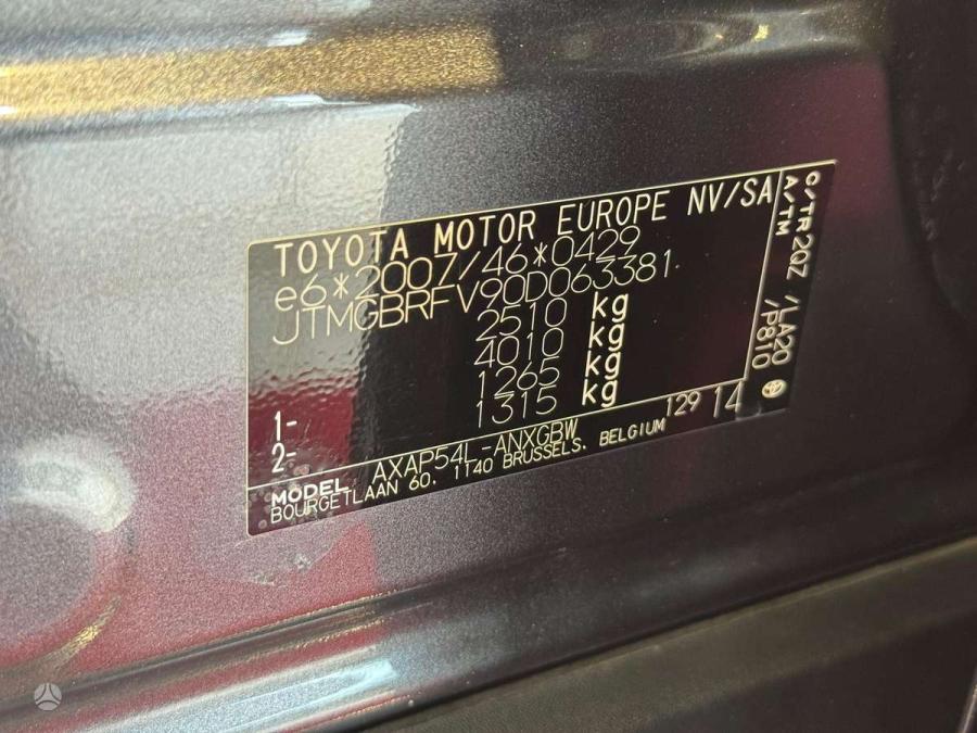 Pelēks Toyota RAV4 2022 Šauļi, ar dzinēja tilpumu 2.49 L un nobraukumu 69 tūkst. km par 36900 €, foto 34 vietnē AUTOMOTO.COM.LV