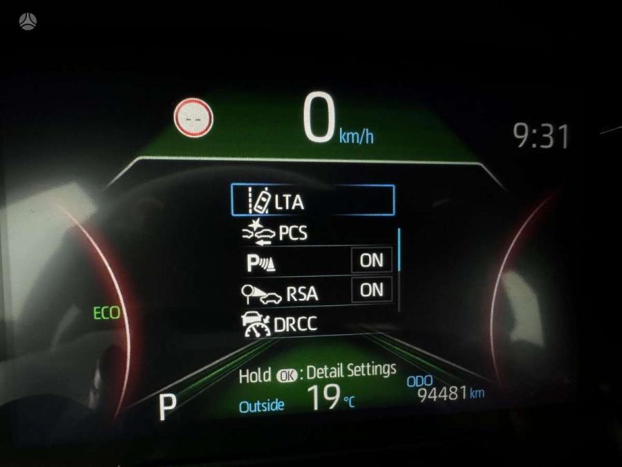 Pelēks Toyota RAV4 2022 Viļņa, ar dzinēja tilpumu 2.00 L un nobraukumu 95 tūkst. km par 23950 €, foto 9 vietnē AUTOMOTO.COM.LV