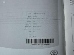 Pelēks Toyota RAV4 2022 Viļņa, ar dzinēja tilpumu 2.00 L un nobraukumu 95 tūkst. km par 23950 €, foto 30 vietnē AUTOMOTO.COM.LV