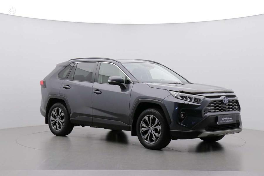 Grey Toyota RAV4 2022 in Vilnius, with an engine capacity of 2.49 L and mileage of 54 thousand km for 34900 €, photo 20 on AUTOMOTO.COM.LV