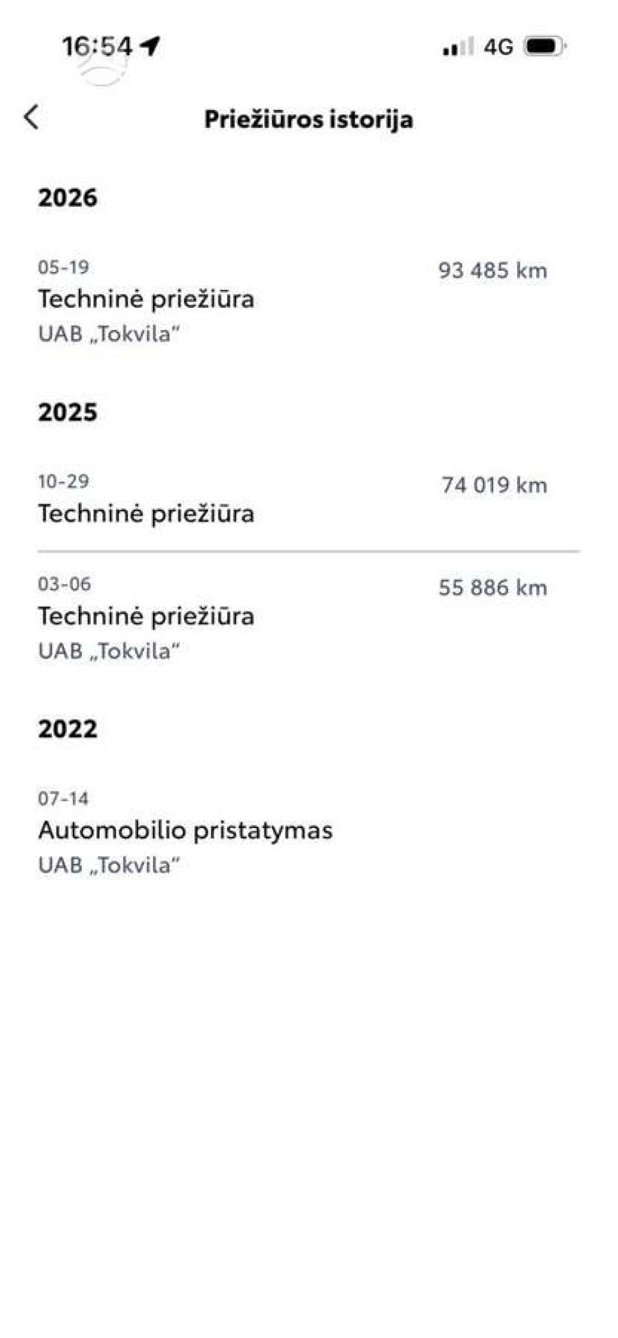 Pelēks Toyota RAV4 2022 Viļņa, ar dzinēja tilpumu 2.00 L un nobraukumu 100 tūkst. km par 23950 €, foto 26 vietnē AUTOMOTO.COM.LV