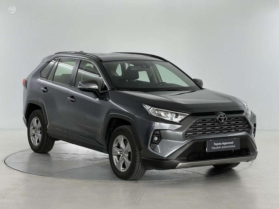 Grey Toyota RAV4 2022 in Vilnius, with an engine capacity of 1.99 L and mileage of 127 thousand km for 23900 €, photo 19 on AUTOMOTO.COM.LV