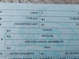 Серый Тойота РАВ 4 2022 в Таллин, объемом двигателя 2.50 л и пробегом 57 тыс. км за 32000 €, фото 11 на AUTOMOTO.COM.LV