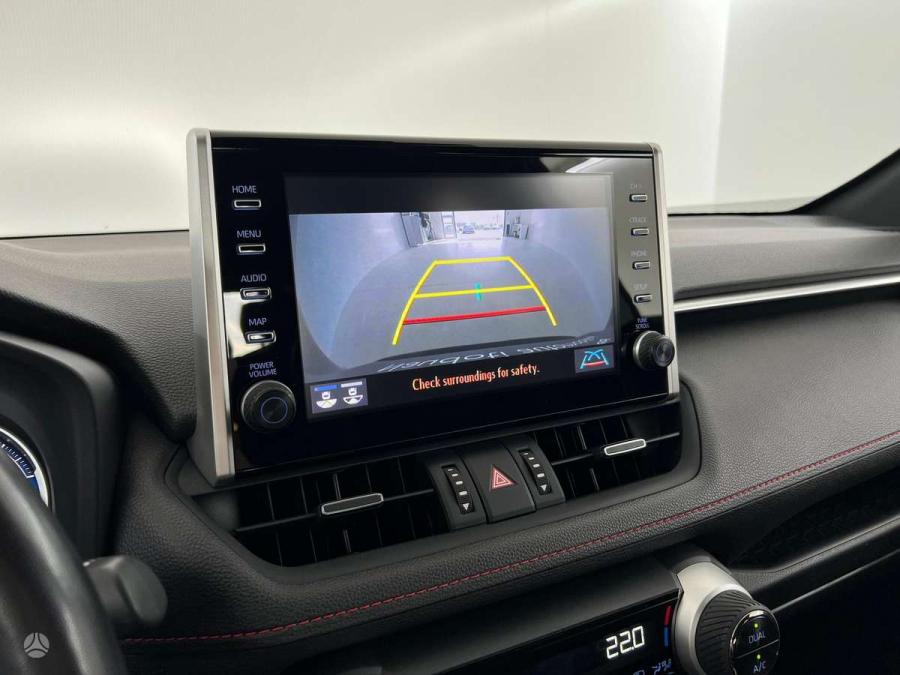 Pelēks Toyota RAV4 2022 Viļņa, ar dzinēja tilpumu 2.49 L un nobraukumu 132 tūkst. km par 35900 €, foto 24 vietnē AUTOMOTO.COM.LV
