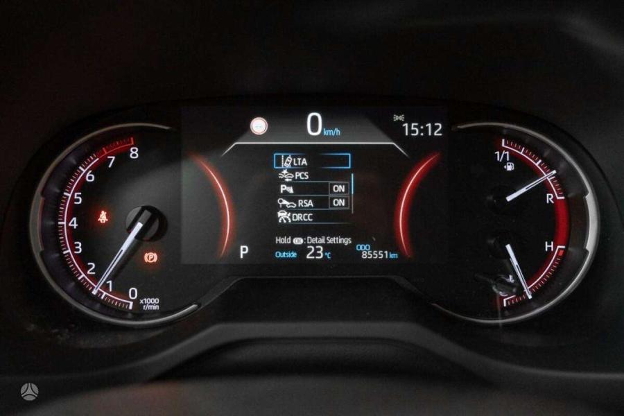 Pelēks Toyota RAV4 2022 Viļņa, ar dzinēja tilpumu 2.00 L un nobraukumu 86 tūkst. km par 24800 €, foto 13 vietnē AUTOMOTO.COM.LV