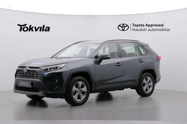 Pelēks Toyota RAV4 2023 Viļņa, ar dzinēja tilpumu 2.49 L un nobraukumu 41 tūkst. km par 32900 €, foto 1 vietnē AUTOMOTO.COM.LV