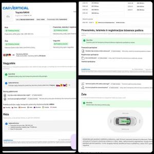 Grey Toyota RAV4 2023 in Vilnius, with an engine capacity of 2.49 L and mileage of 291 thousand km for 22000 €, photo 38 on AUTOMOTO.COM.LV