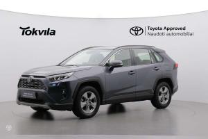 Pelēks Toyota RAV4 2023 Viļņa, ar dzinēja tilpumu 1.99 L un nobraukumu 78 tūkst. km par 26900 €, foto  vietnē AUTOMOTO.COM.LV