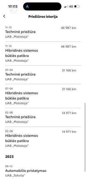 Pelēks Toyota RAV4 2023 Viļņa, ar dzinēja tilpumu 2.50 L un nobraukumu 92 tūkst. km par 31950 €, foto 35 vietnē AUTOMOTO.COM.LV