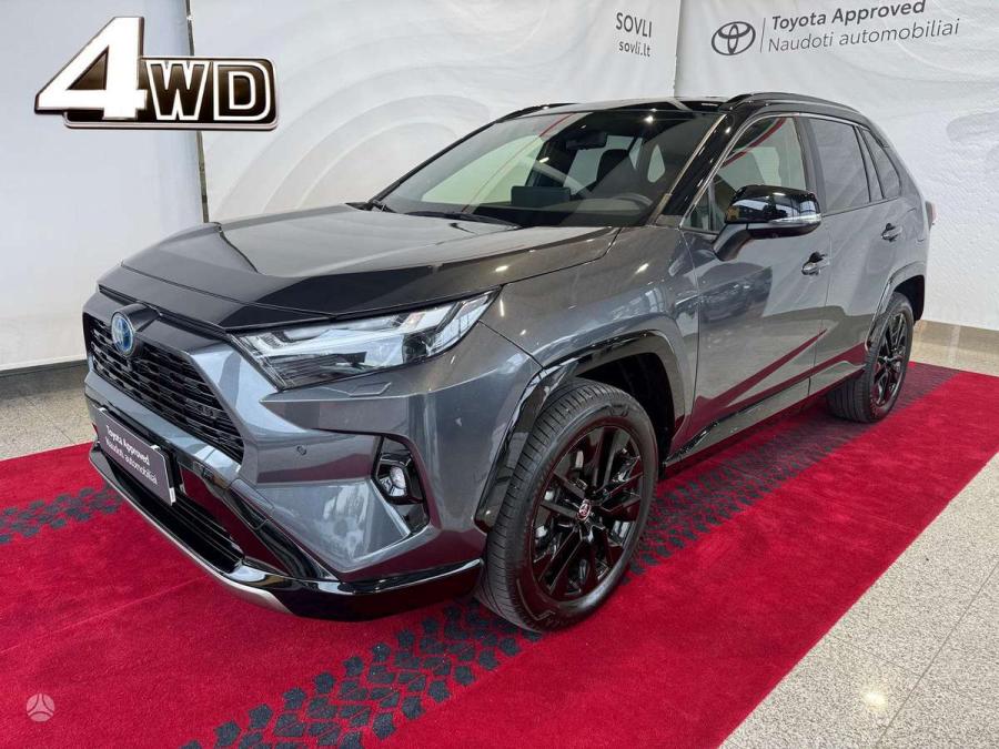 Pelēks Toyota RAV4 2023 Šauļi, ar dzinēja tilpumu 2.49 L un nobraukumu 24 tūkst. km par 36900 €, foto 1 vietnē AUTOMOTO.COM.LV