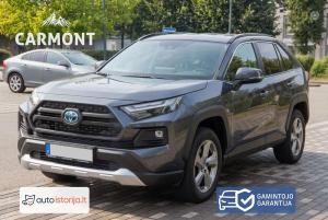 Pelēks Toyota RAV4 2024 Viļņa, ar dzinēja tilpumu 2.49 L un nobraukumu 20 tūkst. km par 33950 €, foto  vietnē AUTOMOTO.COM.LV