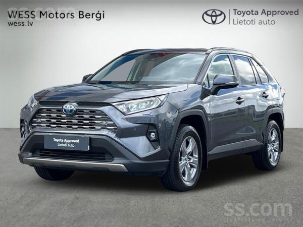 Grey Toyota RAV4 2024 in Riga, with an engine capacity of 2.50 L and mileage of 16 thousand km for 34990 €, photo 1 on AUTOMOTO.COM.LV