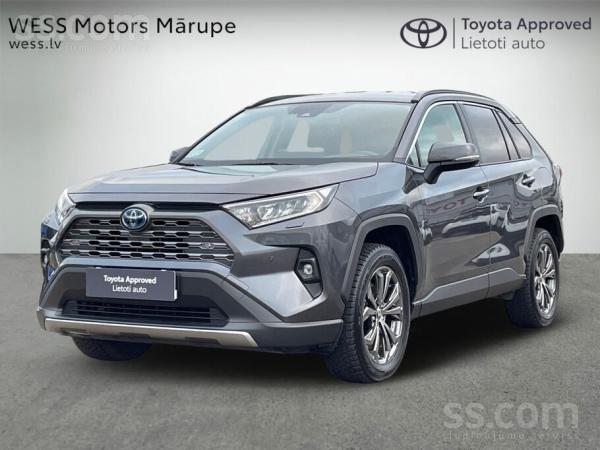 Grey Toyota RAV4 2025 in Riga, with an engine capacity of 2.50 L and mileage of 11 thousand km for 38990 €, photo 1 on AUTOMOTO.COM.LV