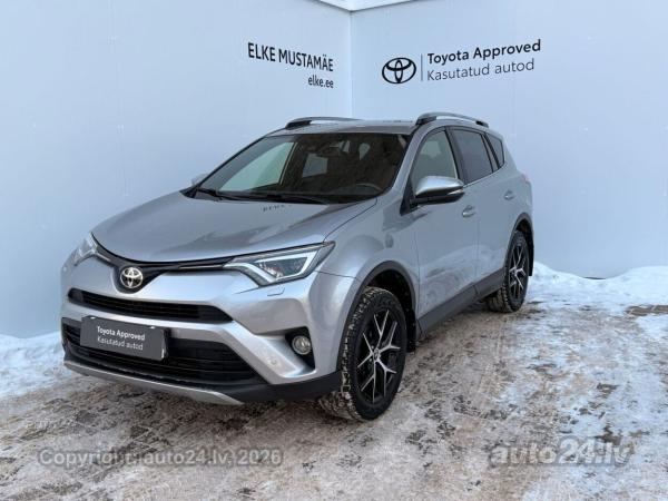 Grey Toyota RAV4 2017 in Tallinn, with an engine capacity of 1.99 L and mileage of 87 thousand km for 20995 €, photo 1 on AUTOMOTO.COM.LV