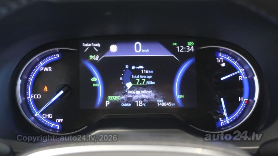 Pelēks Toyota RAV4 2019 Tallina, ar dzinēja tilpumu 2.50 L un nobraukumu 149 tūkst. km par 23990 €, foto 13 vietnē AUTOMOTO.COM.LV