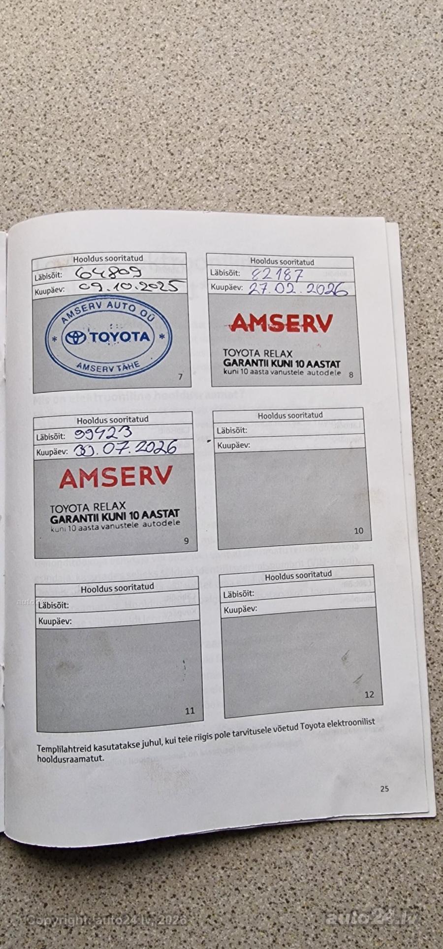 Pelēks Toyota RAV4 2019 Tallina, ar dzinēja tilpumu 2.00 L un nobraukumu 104 tūkst. km par 21700 €, foto 24 vietnē AUTOMOTO.COM.LV