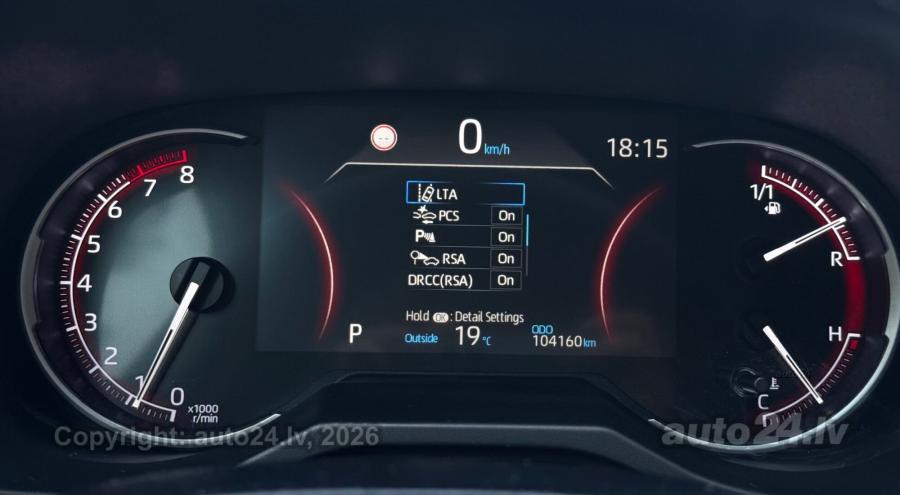 Pelēks Toyota RAV4 2019 Tallina, ar dzinēja tilpumu 2.00 L un nobraukumu 104 tūkst. km par 22900 €, foto 19 vietnē AUTOMOTO.COM.LV