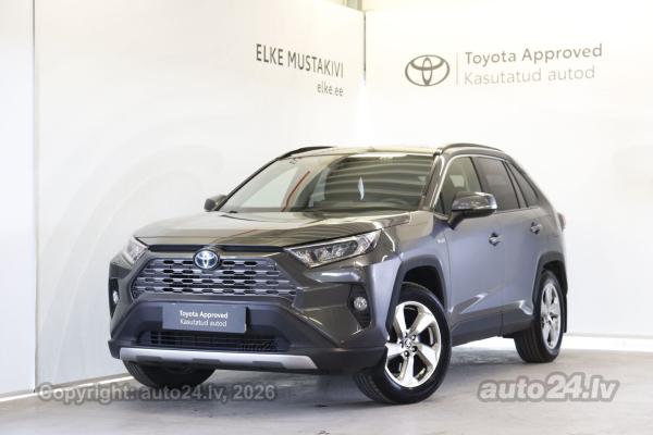 Grey Toyota RAV4 2020 in Tallinn, with an engine capacity of 2.49 L and mileage of 56 thousand km for 27900 €, photo 1 on AUTOMOTO.COM.LV