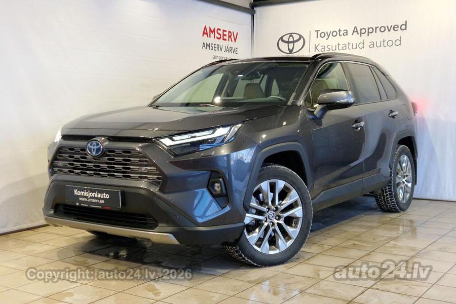 Grey Toyota RAV4 2022 in Tallinn, with an engine capacity of 2.50 L and mileage of 49 thousand km for 33990 €, photo 1 on AUTOMOTO.COM.LV