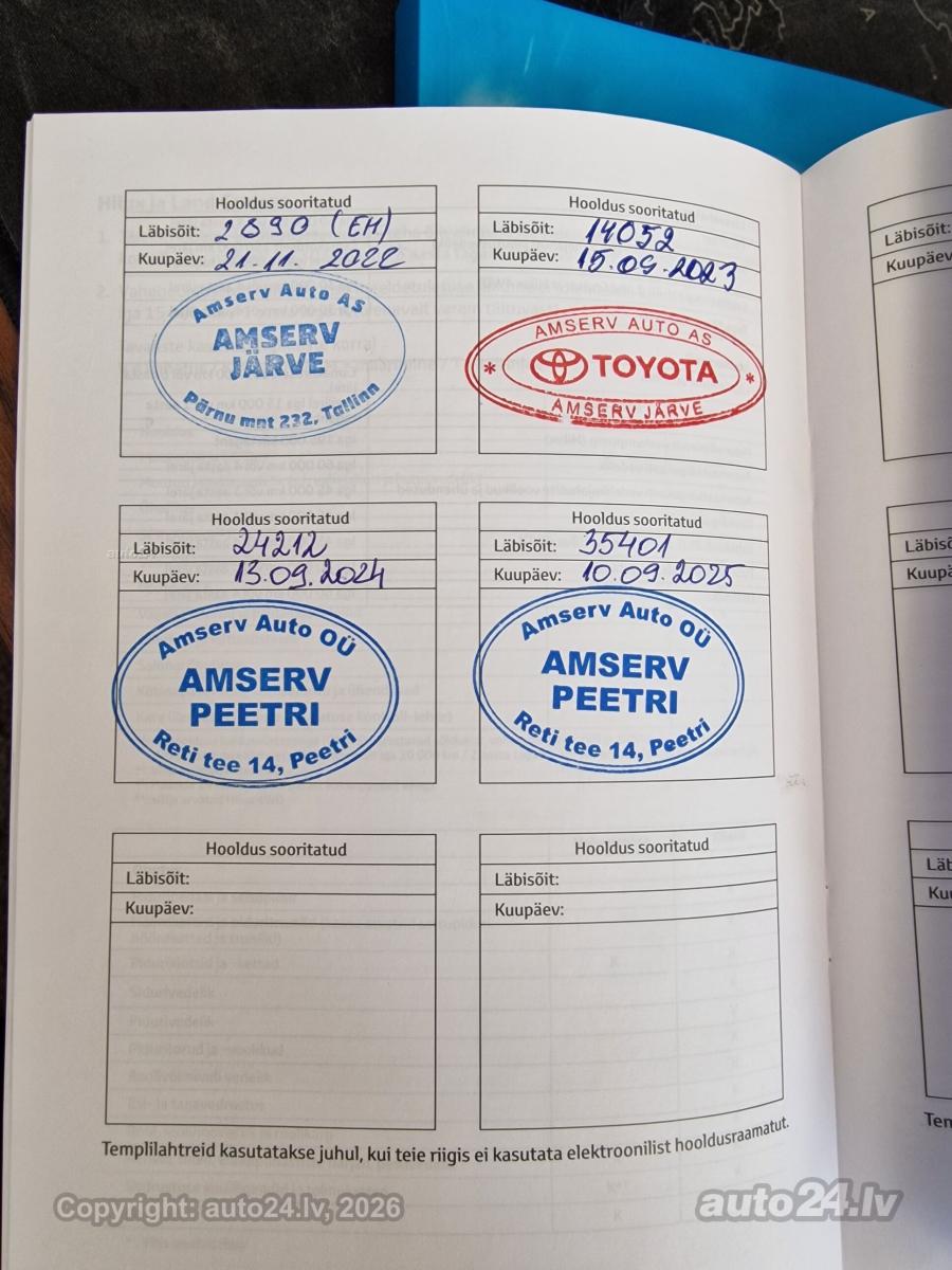 Серый Тойота РАВ 4 2022 в Таллин, объемом двигателя 2.50 л и пробегом 42 тыс. км за 32800 €, фото 12 на AUTOMOTO.COM.LV