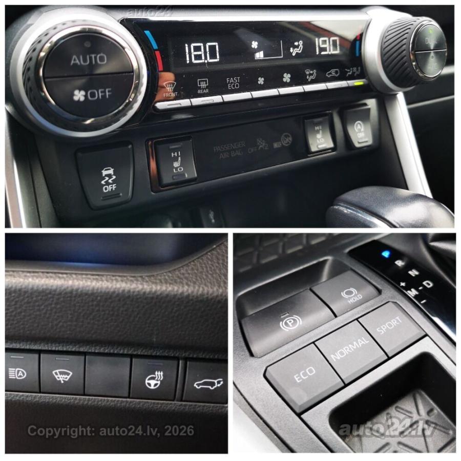 Pelēks Toyota RAV4 2022 Tallina, ar dzinēja tilpumu 2.00 L un nobraukumu 69 tūkst. km par 27900 €, foto 19 vietnē AUTOMOTO.COM.LV