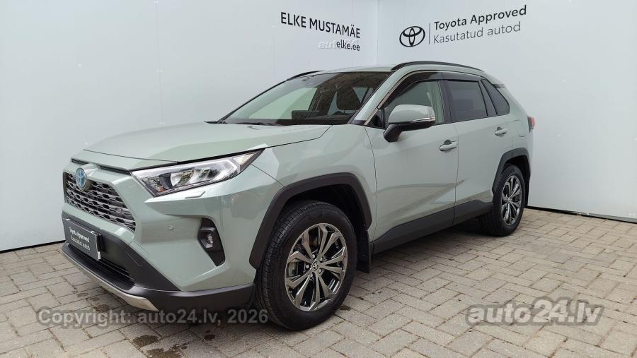 Grey Toyota RAV4 2025 in Tallinn, with an engine capacity of 2.49 L and mileage of 13 thousand km for 39995 €, photo 1 on AUTOMOTO.COM.LV