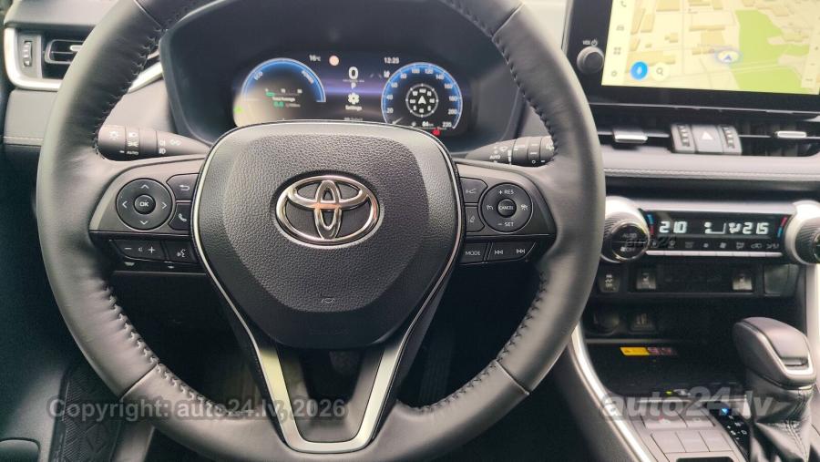 Grey Toyota RAV4 2025 in Tallinn, with an engine capacity of 2.49 L and mileage of 13 thousand km for 39995 €, photo 13 on AUTOMOTO.COM.LV
