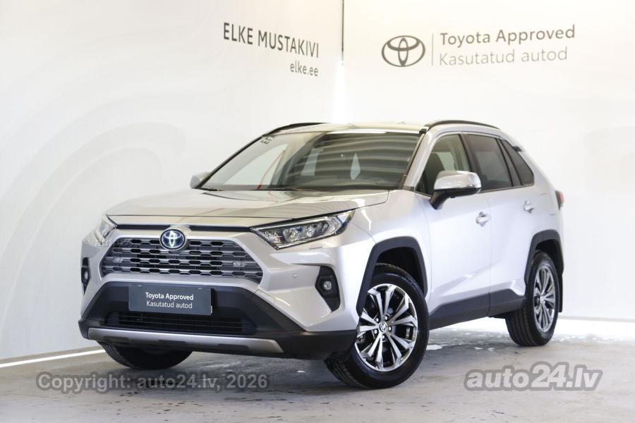 Grey Toyota RAV4 2025 in Tallinn, with an engine capacity of 2.49 L and mileage of 11 thousand km for 38900 €, photo 1 on AUTOMOTO.COM.LV