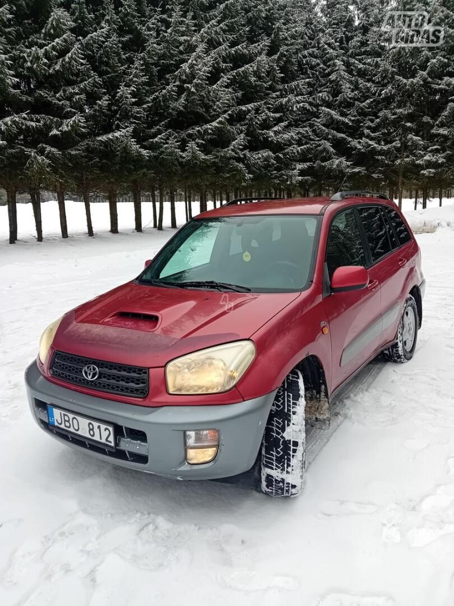 Red Toyota RAV4 2003 in Vilnius, with an engine capacity of 2.00 L and mileage of 287 thousand km for 1950 €, photo 16 on AUTOMOTO.COM.LV