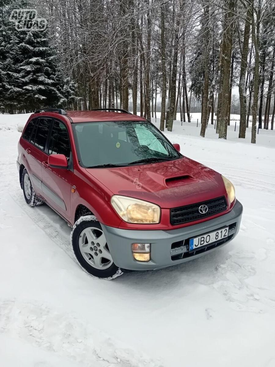 Red Toyota RAV4 2003 in Vilnius, with an engine capacity of 2.00 L and mileage of 287 thousand km for 1950 €, photo 19 on AUTOMOTO.COM.LV