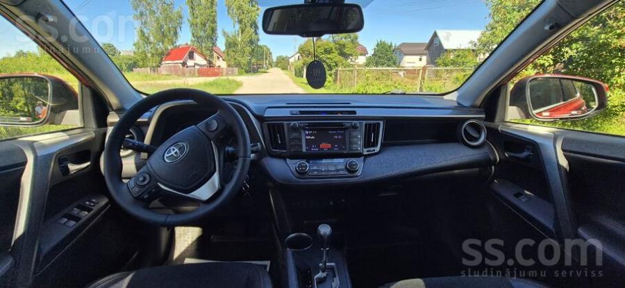 Sarkans Toyota RAV4 2013 Rīga, ar dzinēja tilpumu 2.20 L un nobraukumu 180 tūkst. km par 12100 €, foto 5 vietnē AUTOMOTO.COM.LV