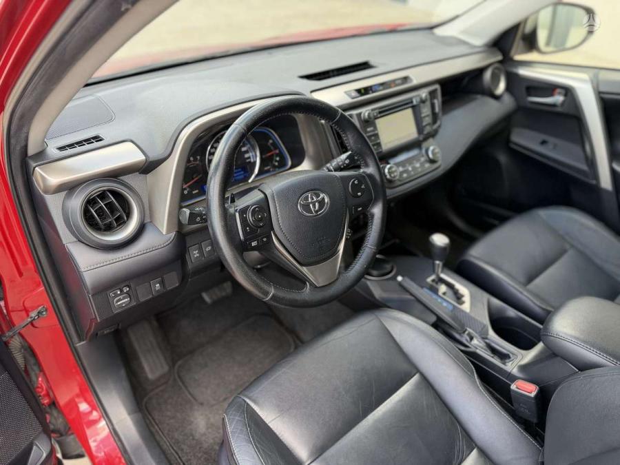 Sarkans Toyota RAV4 2013 Kauņa, ar dzinēja tilpumu 2.23 L un nobraukumu 176 tūkst. km par 10800 €, foto 14 vietnē AUTOMOTO.COM.LV