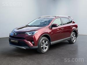 Sarkans Toyota RAV4 2016 Rīga, ar dzinēja tilpumu 2.00 L un nobraukumu 251 tūkst. km par 14260 €, foto  vietnē AUTOMOTO.COM.LV
