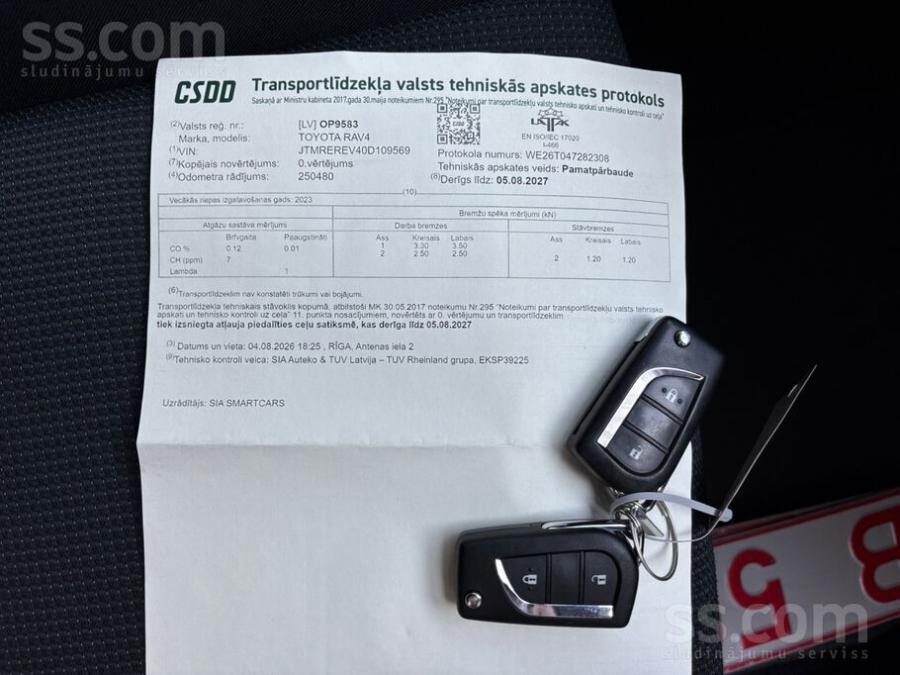 Sarkans Toyota RAV4 2016 Rīga, ar dzinēja tilpumu 2.00 L un nobraukumu 251 tūkst. km par 14260 €, foto 25 vietnē AUTOMOTO.COM.LV