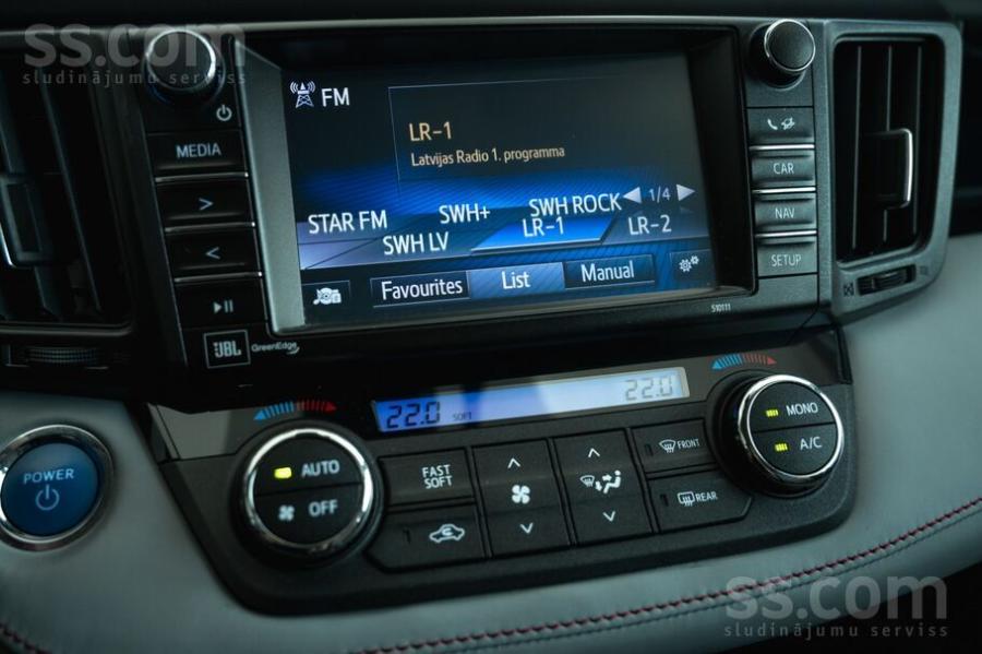 Sarkans Toyota RAV4 2016 Rīga, ar dzinēja tilpumu 2.50 L un nobraukumu 102 tūkst. km par 17900 €, foto 19 vietnē AUTOMOTO.COM.LV